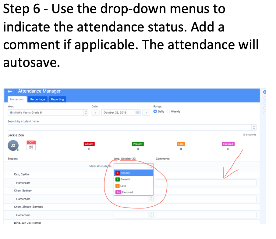 Student Attendance – ISNS FACULTY